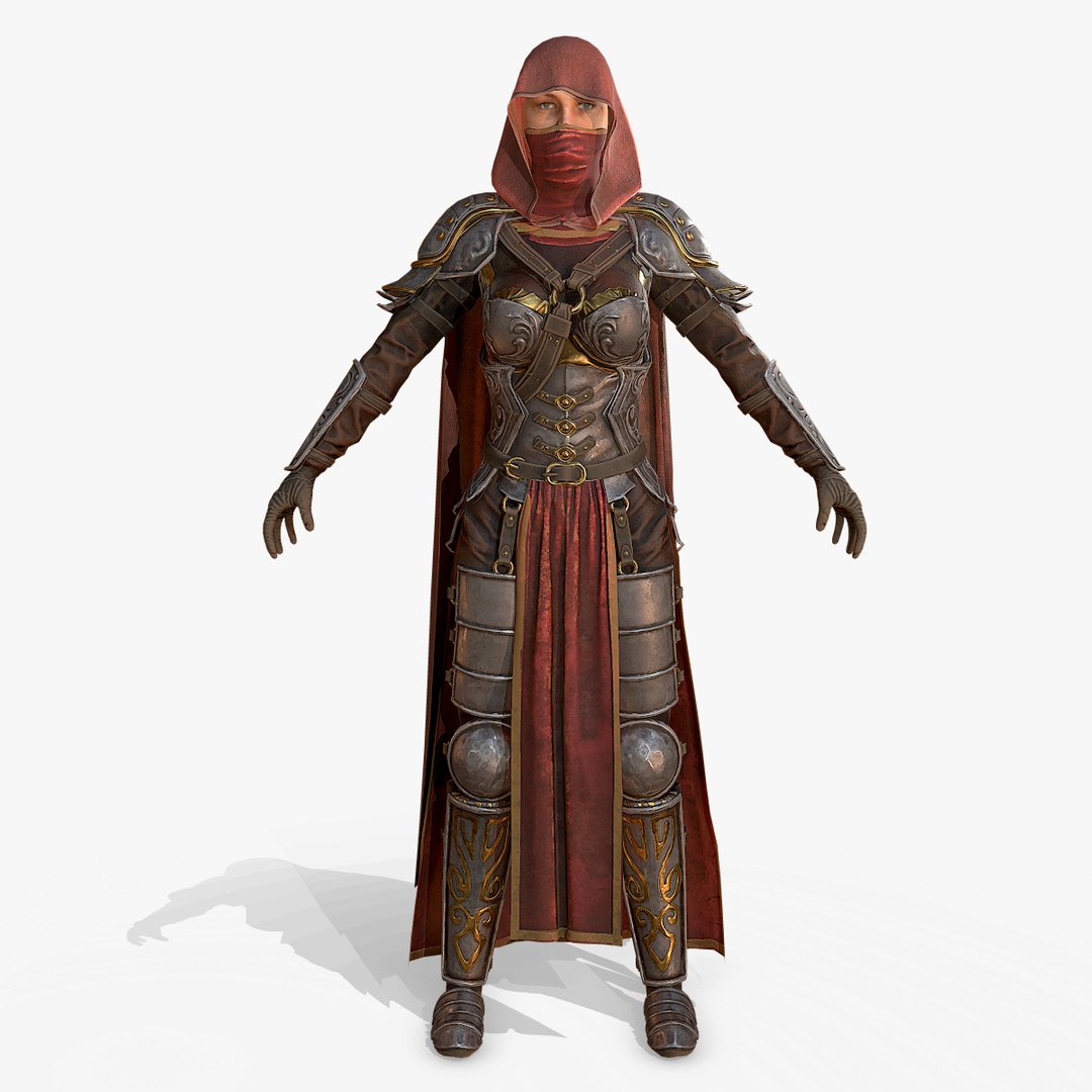 3D Assassin Female Body - TurboSquid 1361578
