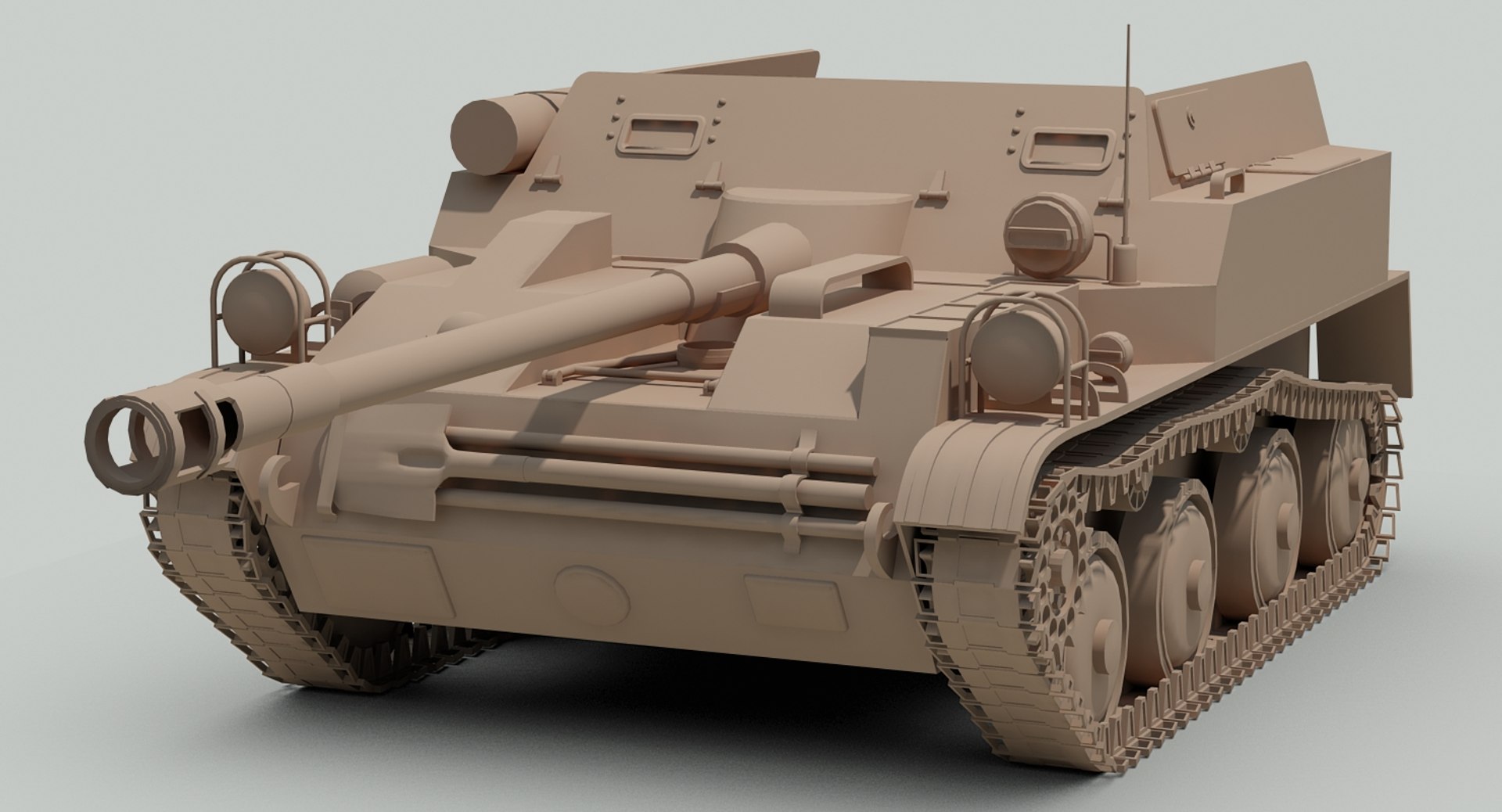 3D Ww2 Soviet Asu 57 - TurboSquid 1419369