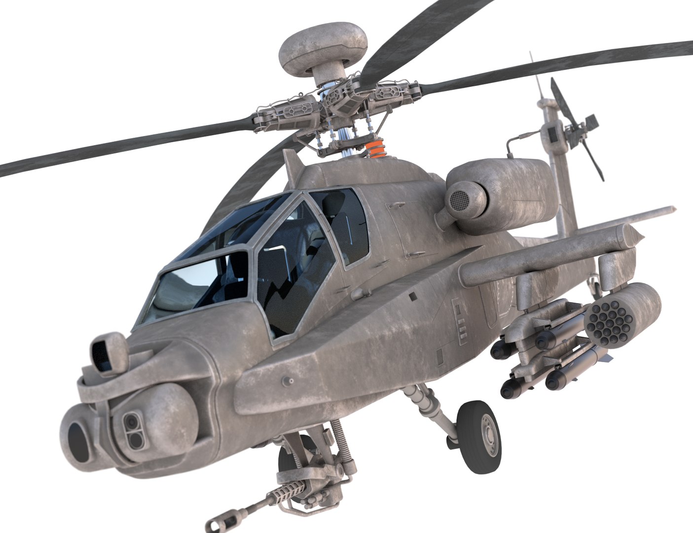 Boeing Ah-64 Apache 3D Model - TurboSquid 1262399