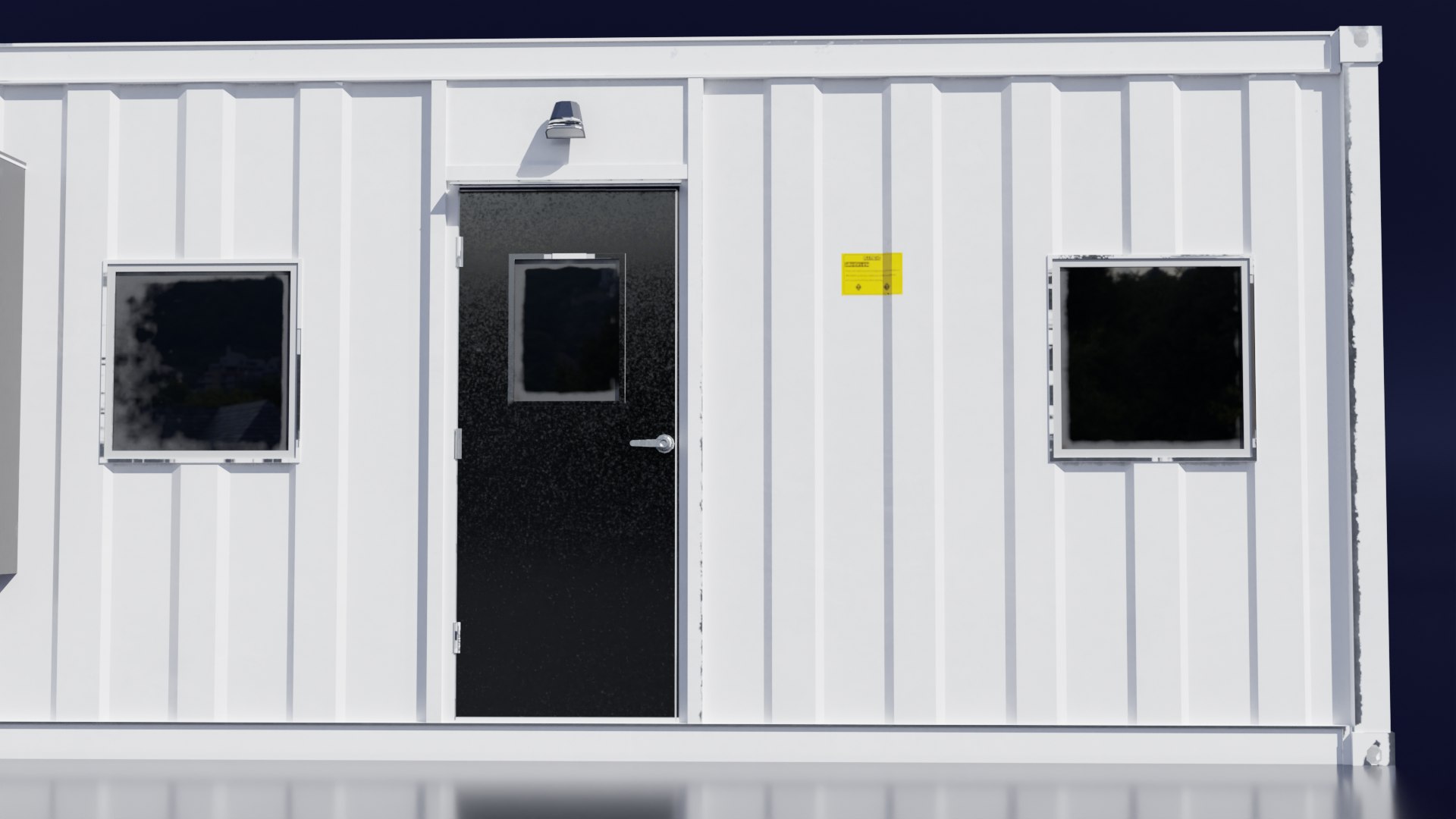 Shipping Container Laboratory Or Conex Low Poly 3D Model - TurboSquid ...