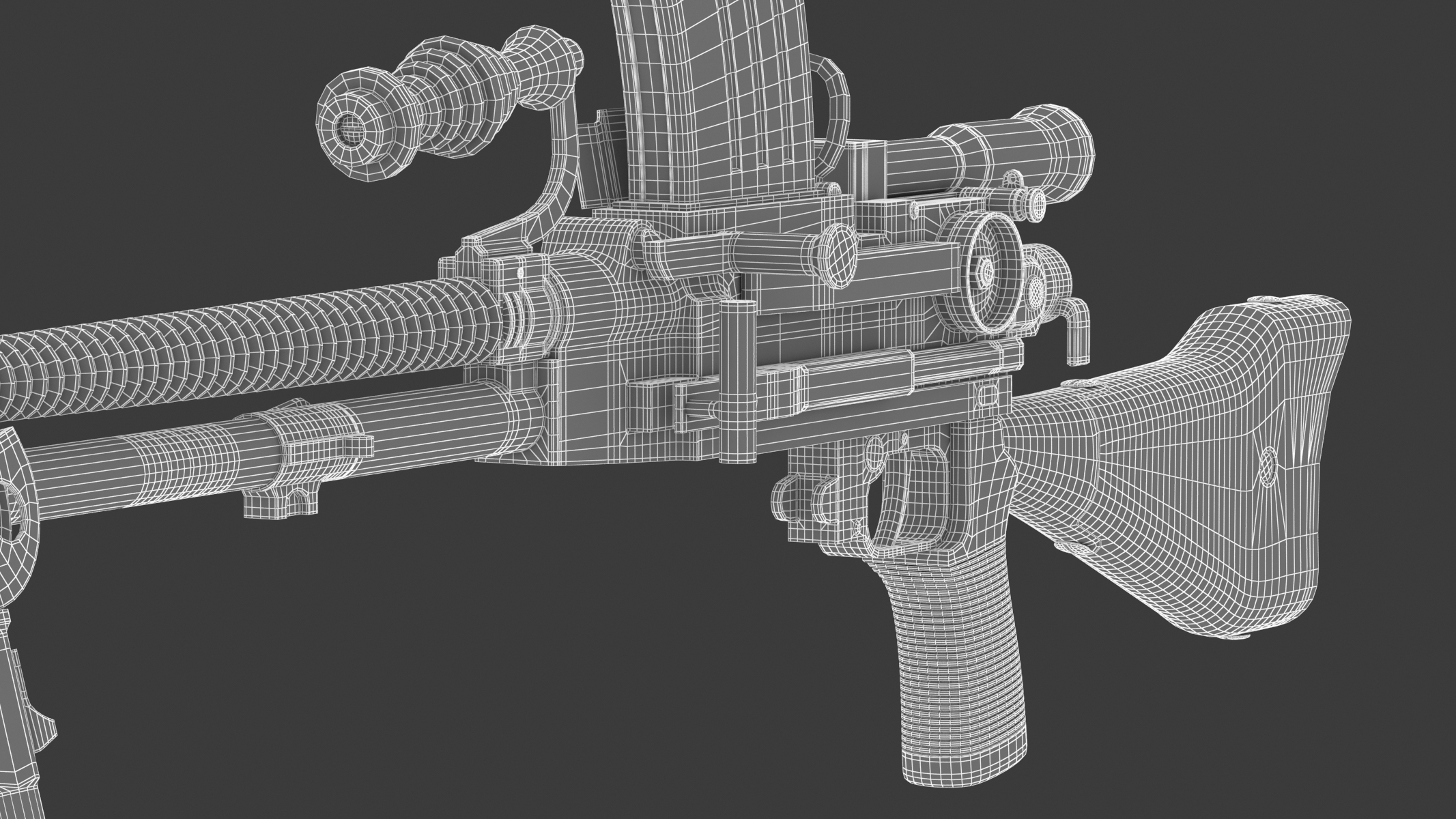 3D Type 96 light machine gun model - TurboSquid 1806140