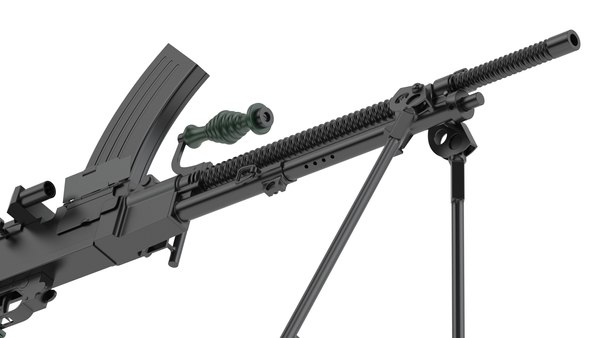 3D Type 96 light machine gun model - TurboSquid 1806140