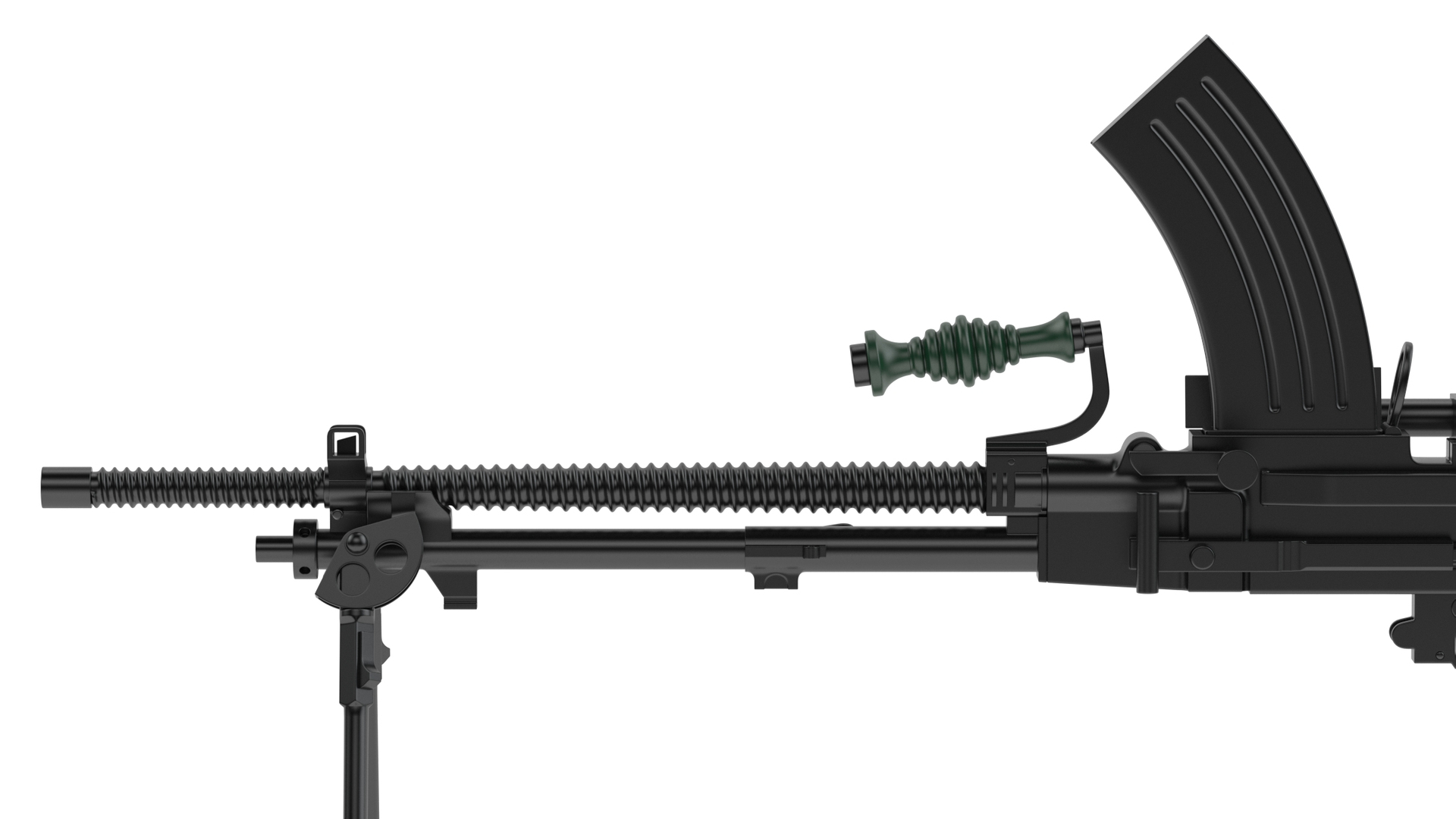 3D Type 96 light machine gun model - TurboSquid 1806140