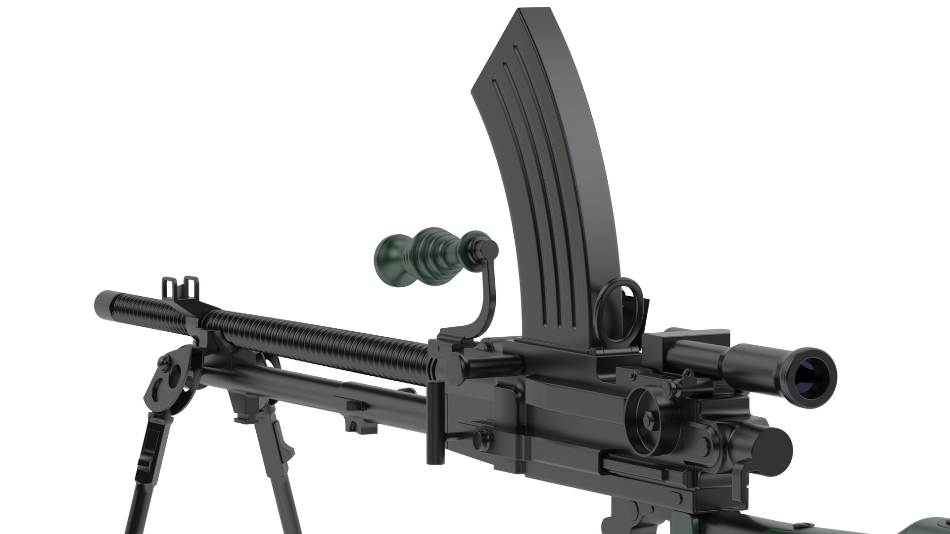 3D Type 96 Light Machine Gun Model - TurboSquid 1806140