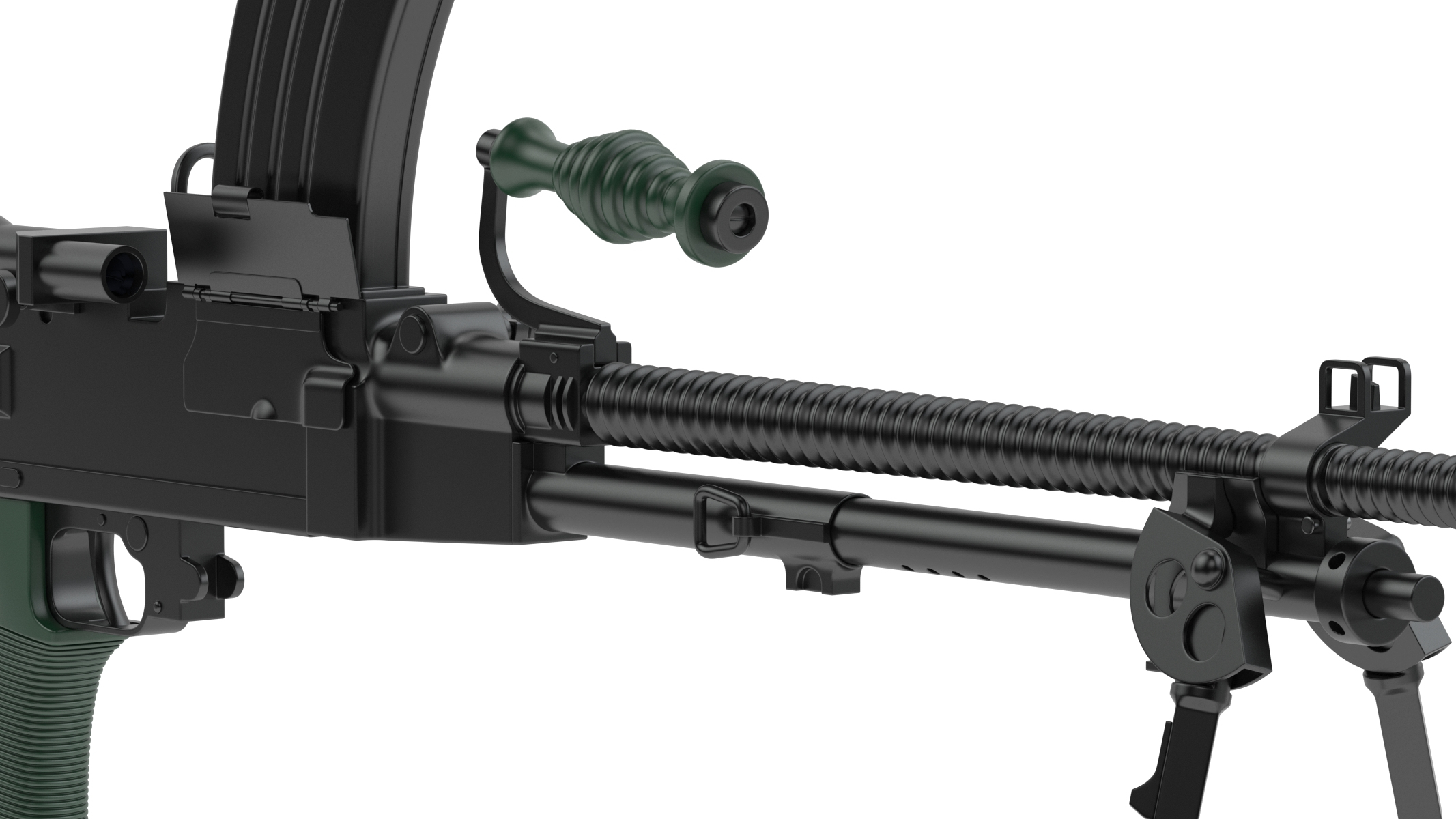 3D Type 96 light machine gun model - TurboSquid 1806140