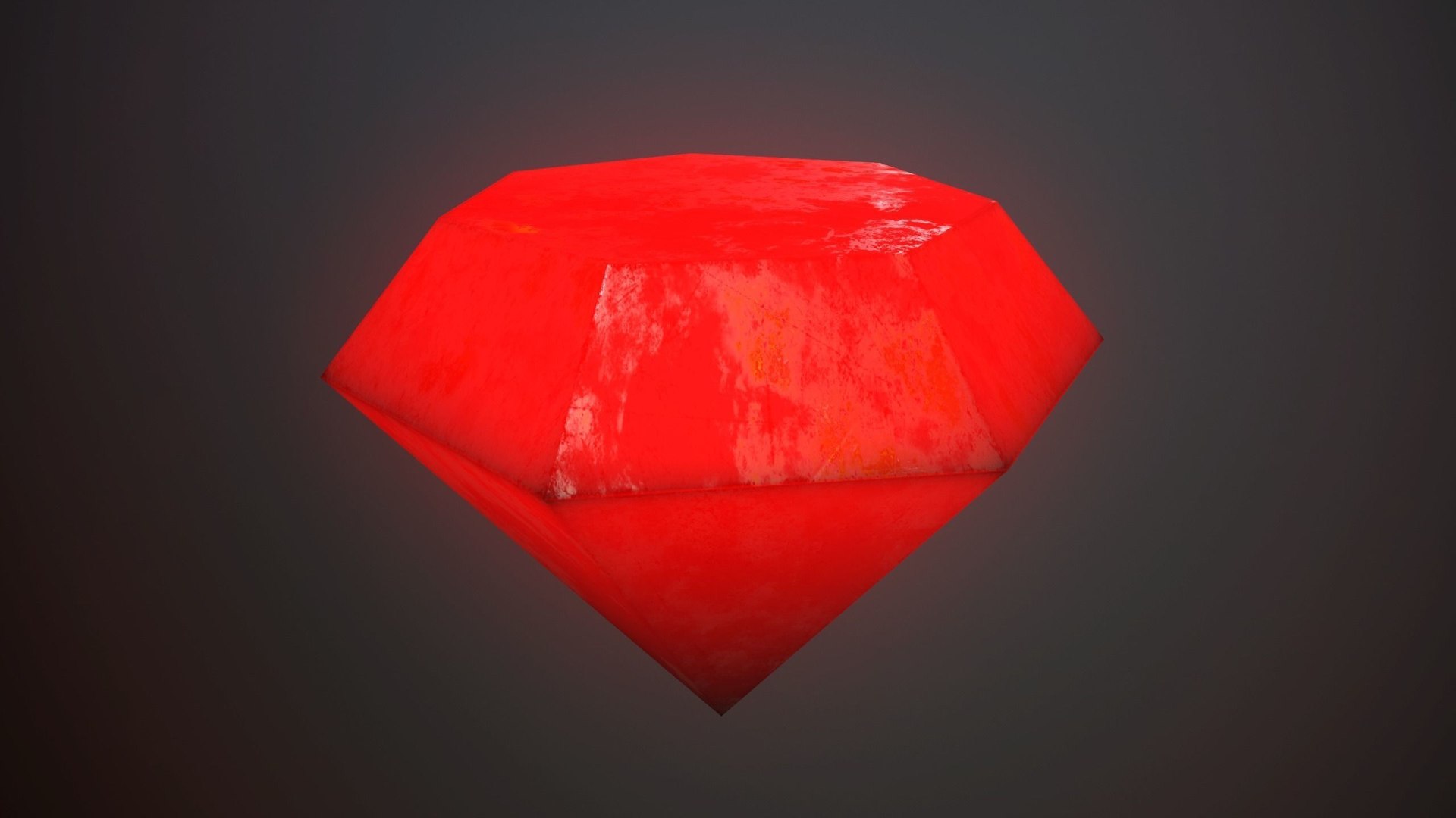 Diamond Ruby 3D Model - TurboSquid 1203255