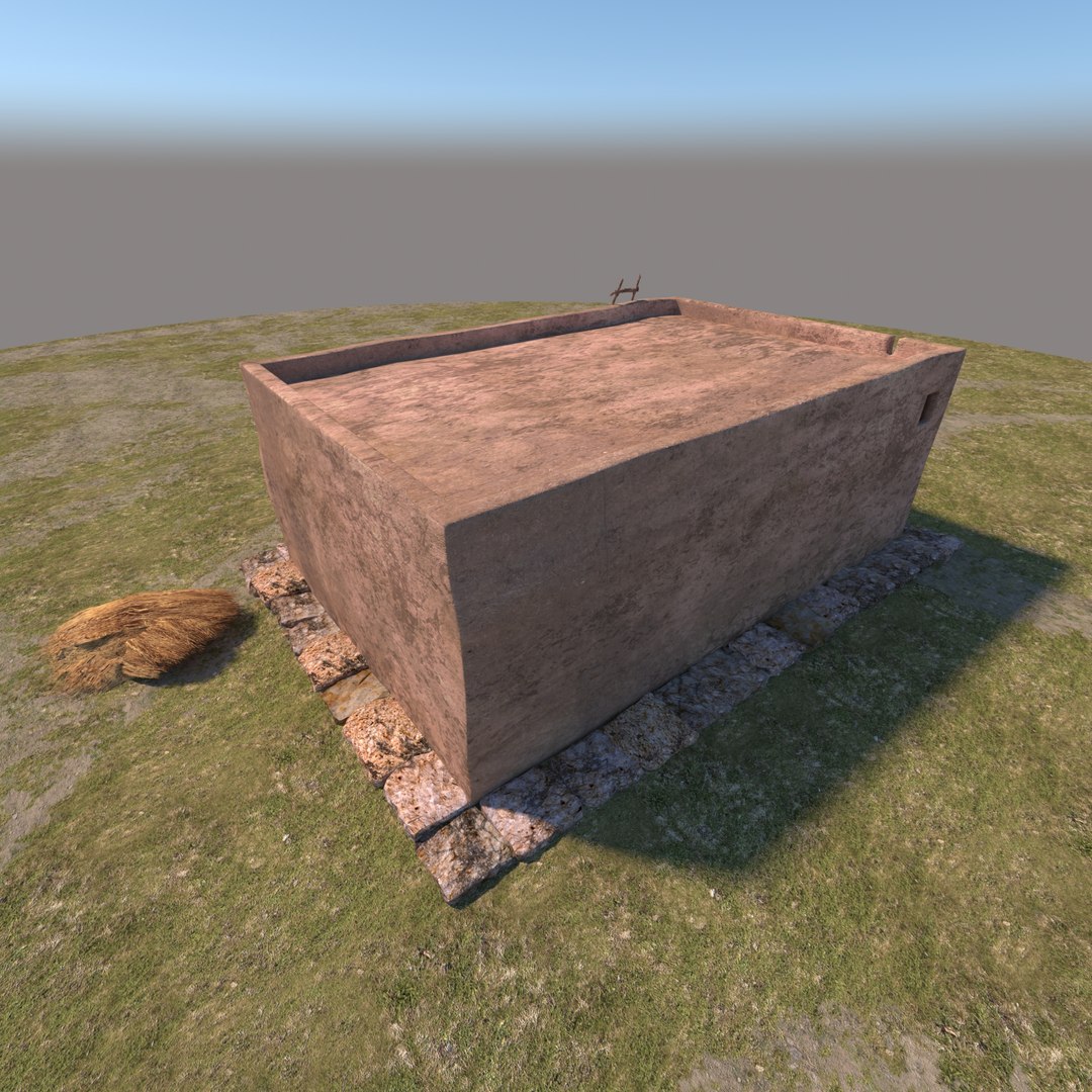3D prehistoric neolithic house model - TurboSquid 1325694