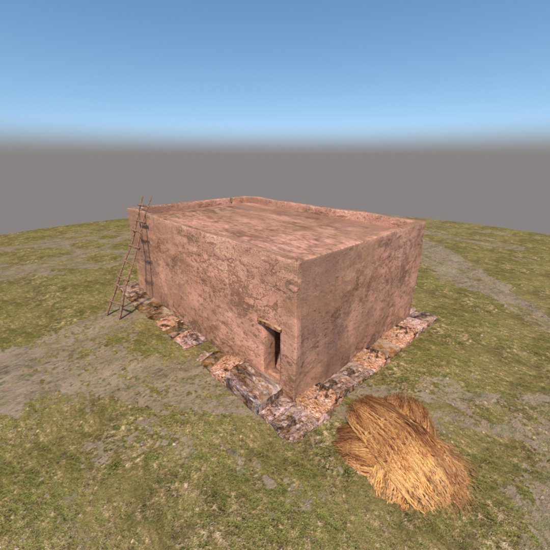 3D prehistoric neolithic house model - TurboSquid 1325694