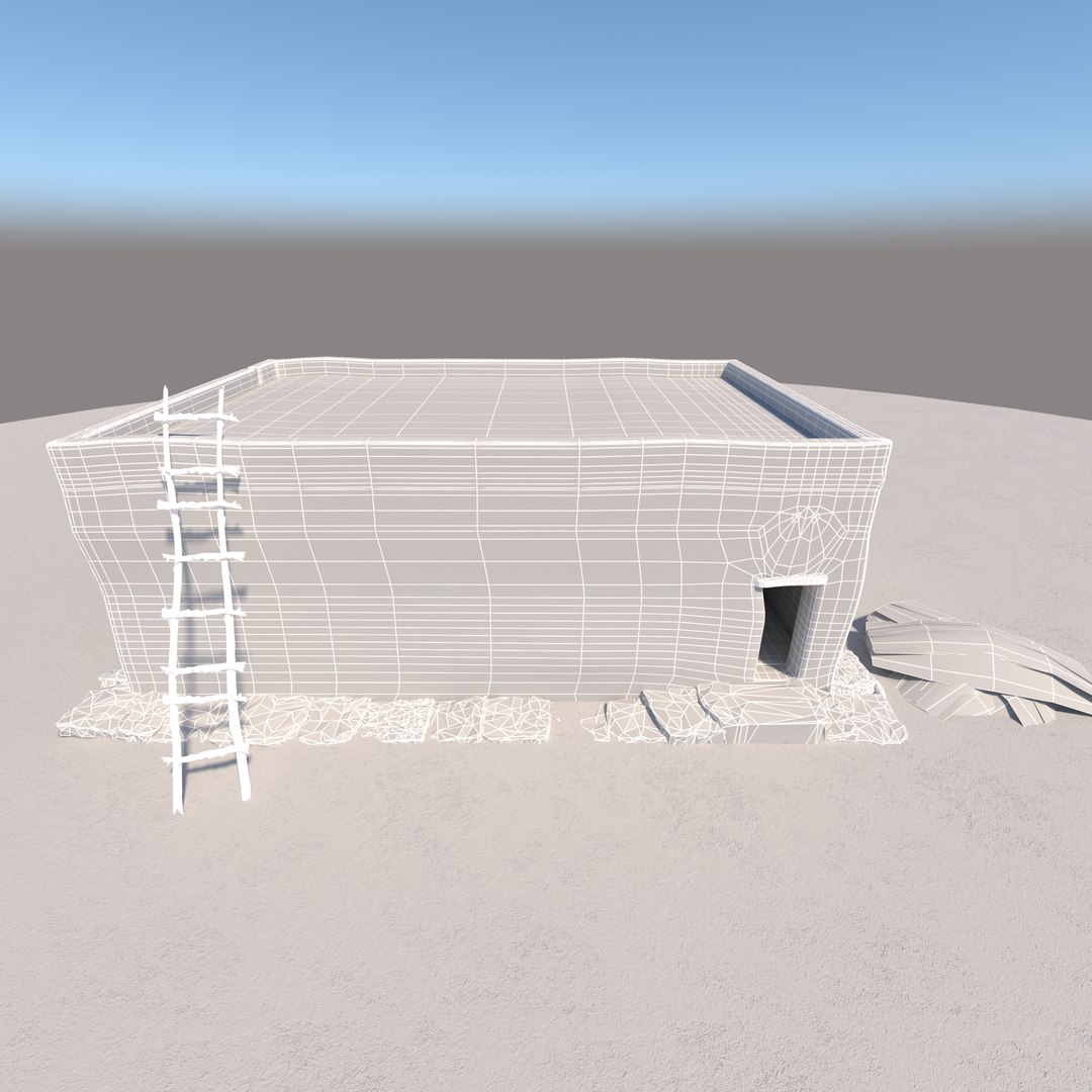 3D prehistoric neolithic house model - TurboSquid 1325694