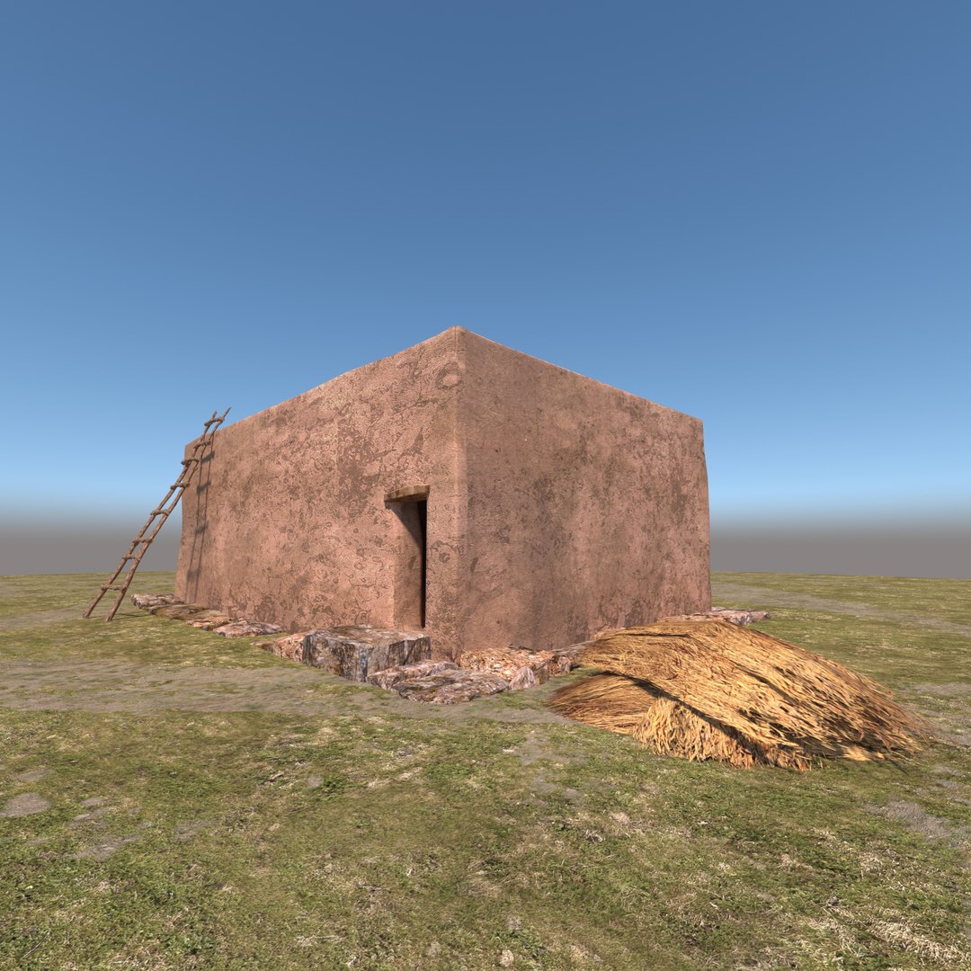 3D prehistoric neolithic house model - TurboSquid 1325694