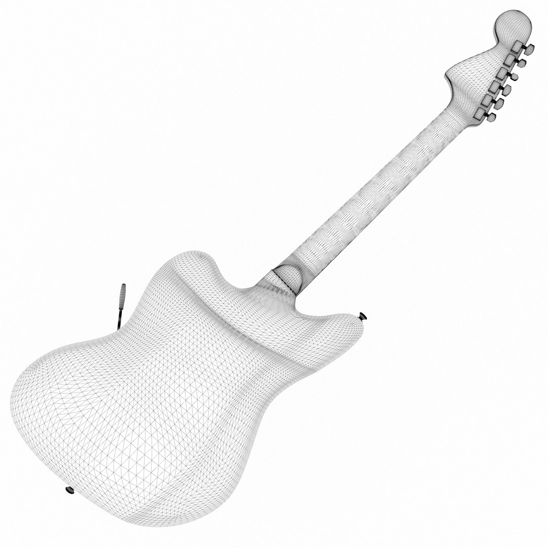 Fender Electric Guitar Jazzmaster 3D - TurboSquid 1987876