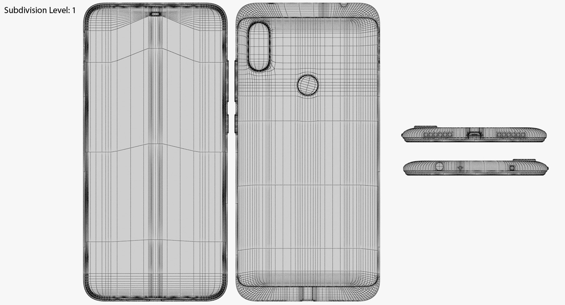 3D realistic xiaomi redmi note model - TurboSquid 1356080