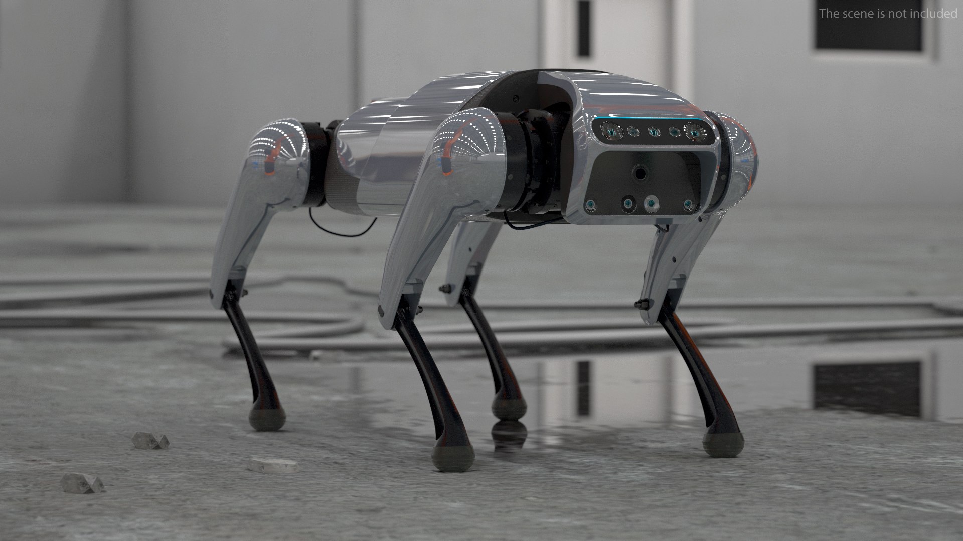 CyberDog Gray Rigged 3D - TurboSquid 1919597