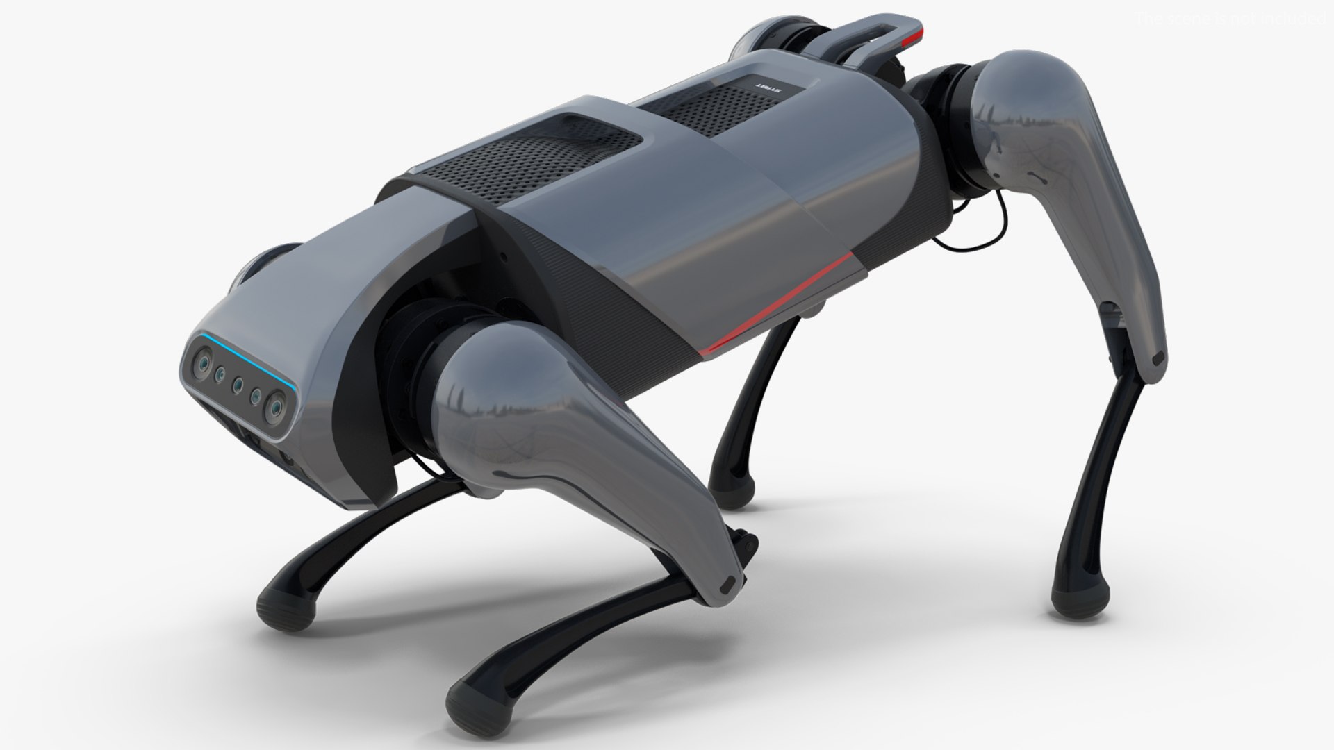 CyberDog Gray Rigged 3D - TurboSquid 1919597