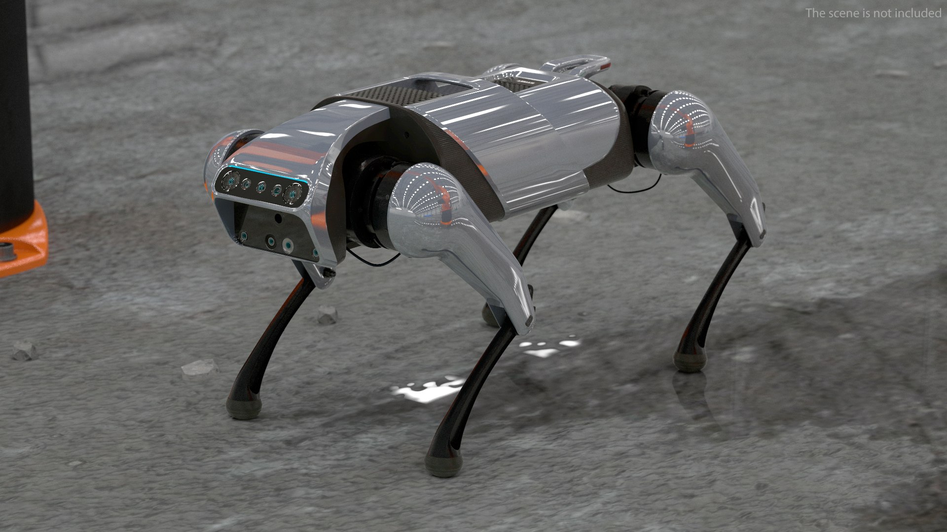 CyberDog Gray Rigged 3D - TurboSquid 1919597