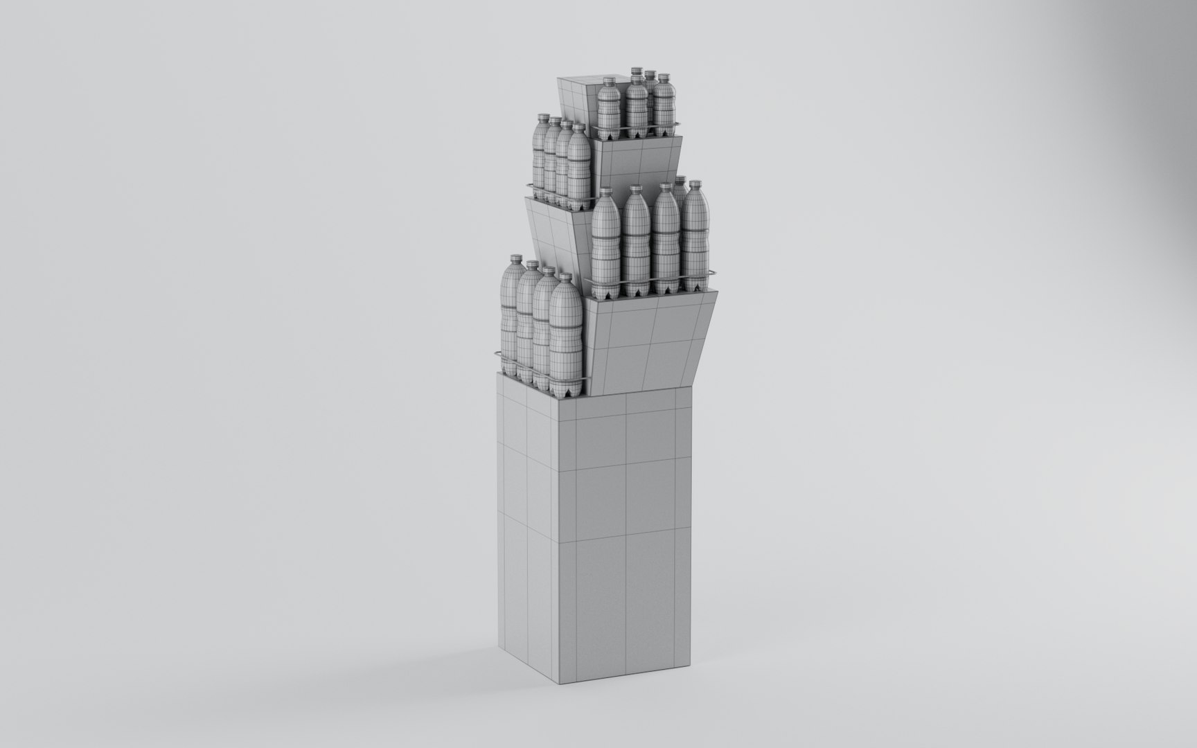 Bottle Retail Stands Collection 3D Model - TurboSquid 1978408