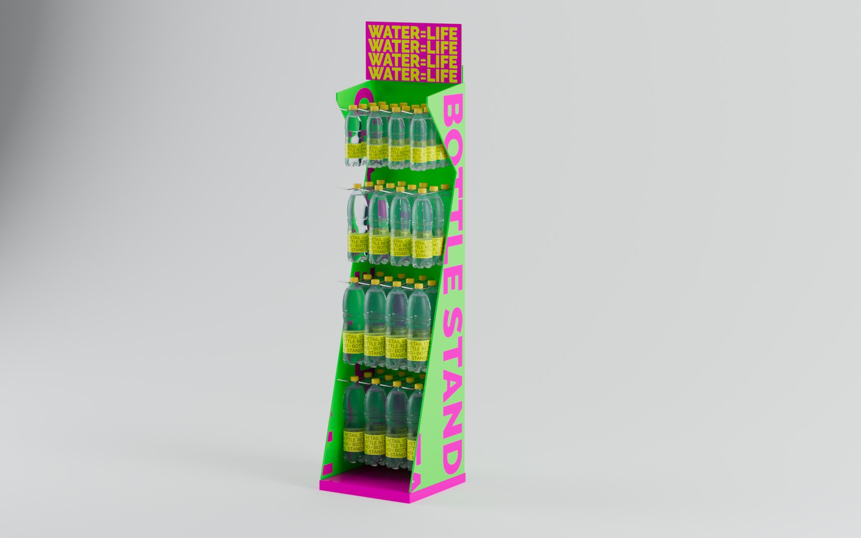 Bottle Retail Stands Collection 3D Model - TurboSquid 1978408