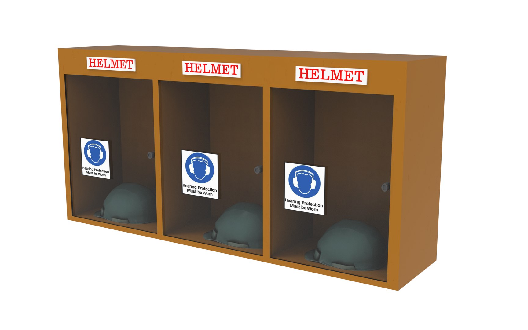 3D Helmet Storage Rack Model - TurboSquid 2172892
