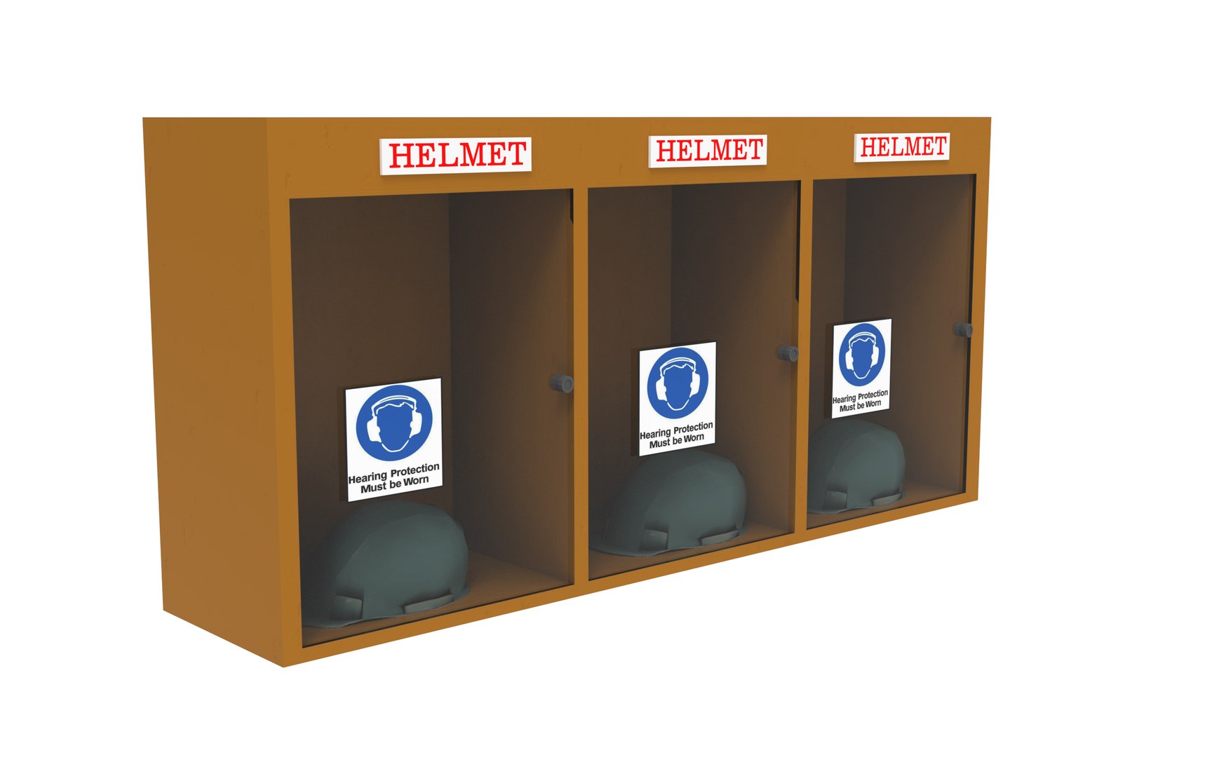 3D Helmet Storage Rack Model - TurboSquid 2172892