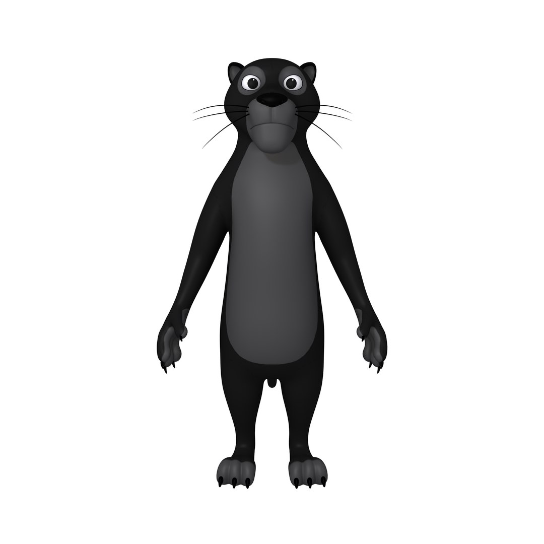 3D Panther Mammal Animal - TurboSquid 1690370