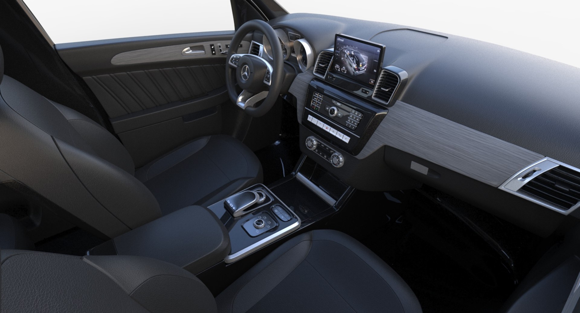 Mercedes Interior 3D Model - TurboSquid 1425021