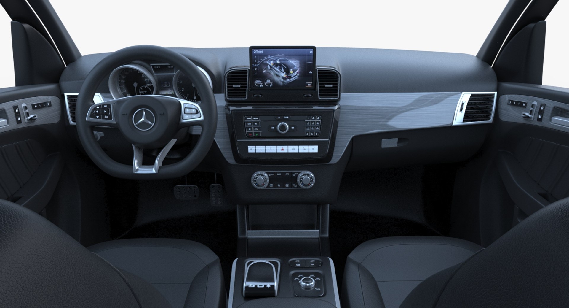 Mercedes Interior 3D Model - TurboSquid 1425021