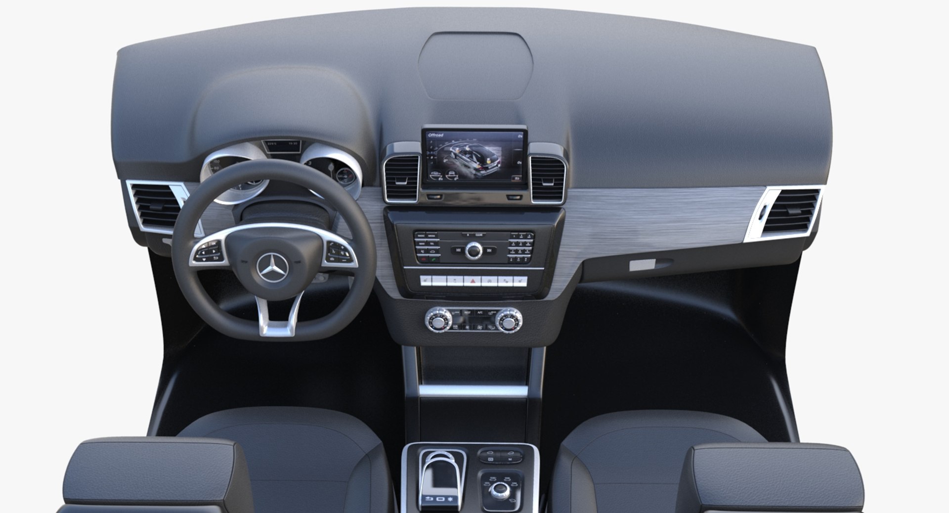 Mercedes Interior 3D Model - TurboSquid 1425021