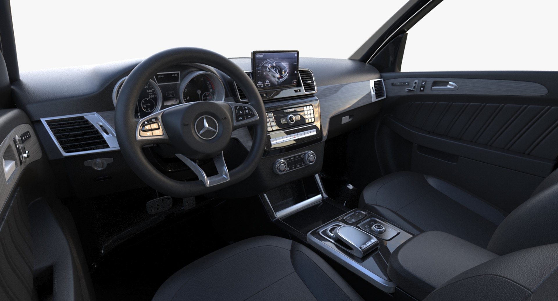 Mercedes Interior 3D Model - TurboSquid 1425021