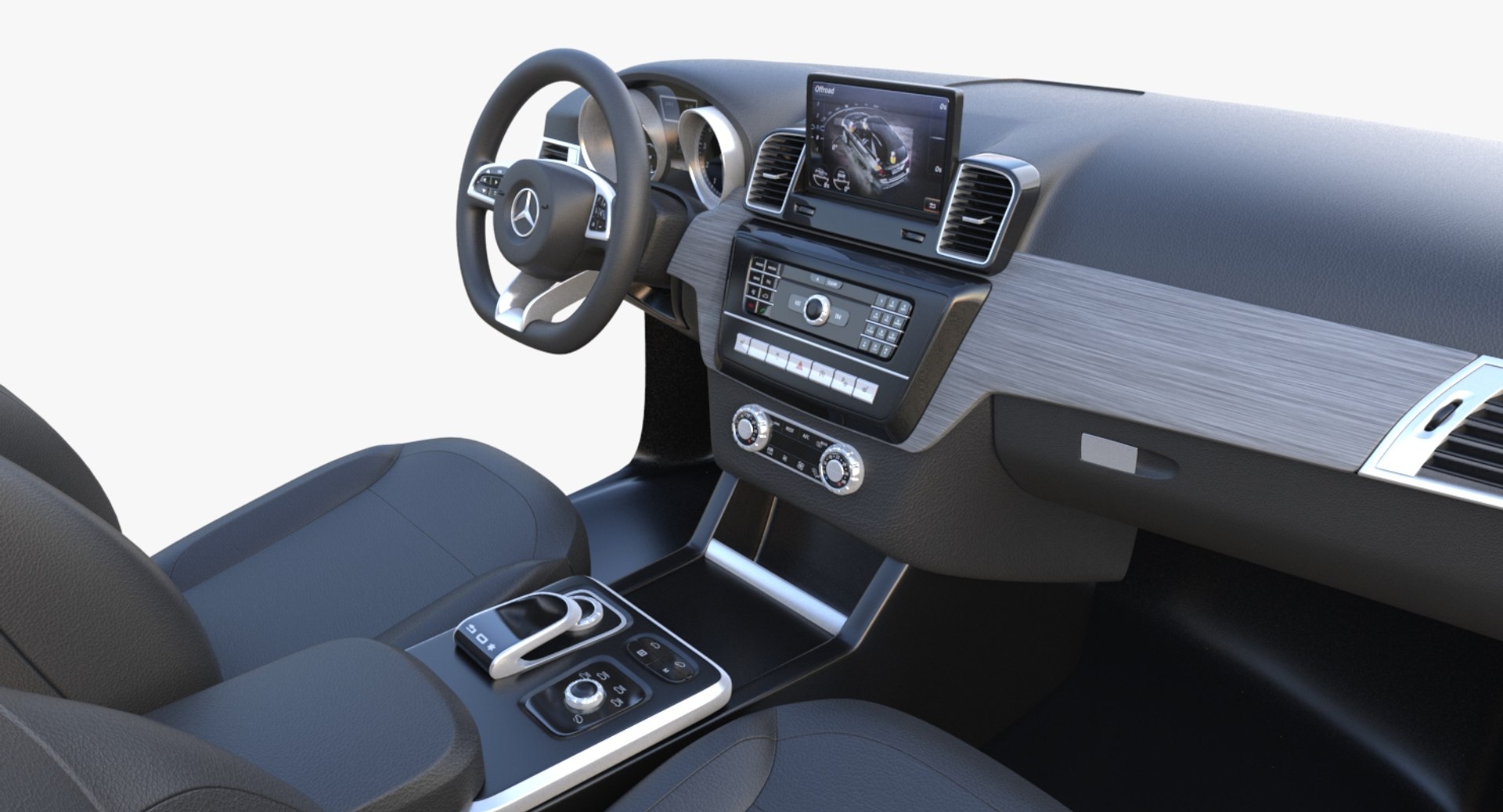 Mercedes Interior 3D Model - TurboSquid 1425021