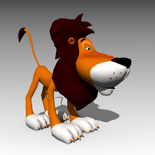 modelo 3d León toon - TurboSquid 1362914