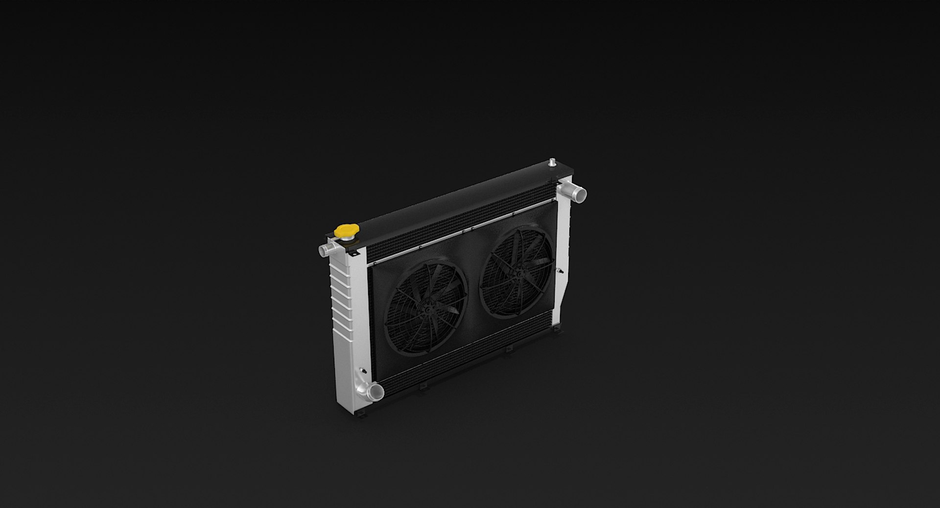 Engine Radiator 3D Model - TurboSquid 1162036