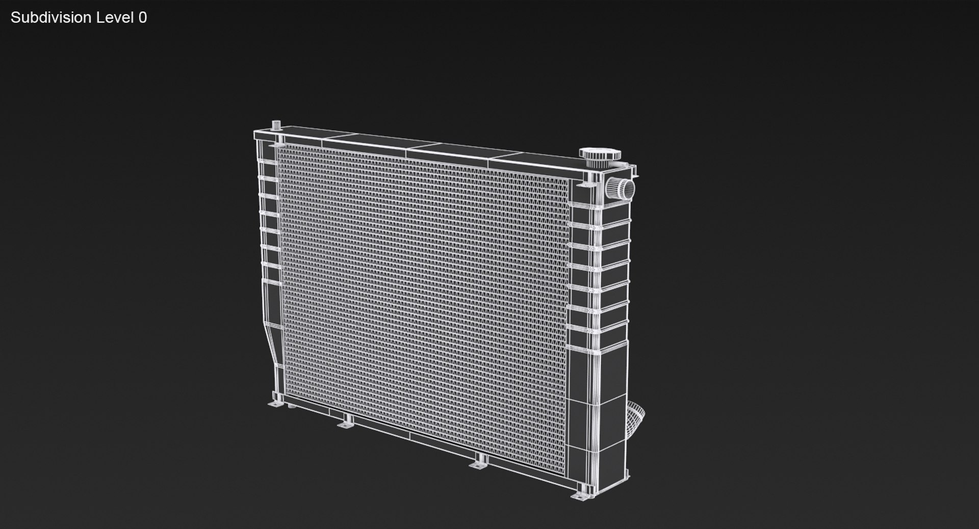 Engine Radiator 3D Model - TurboSquid 1162036