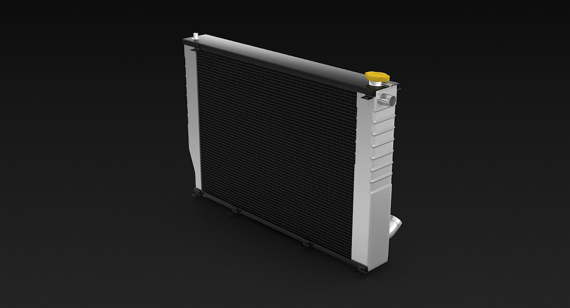 Engine Radiator 3D Model - TurboSquid 1162036