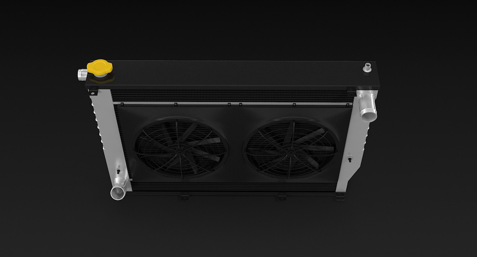Engine Radiator 3D Model - TurboSquid 1162036