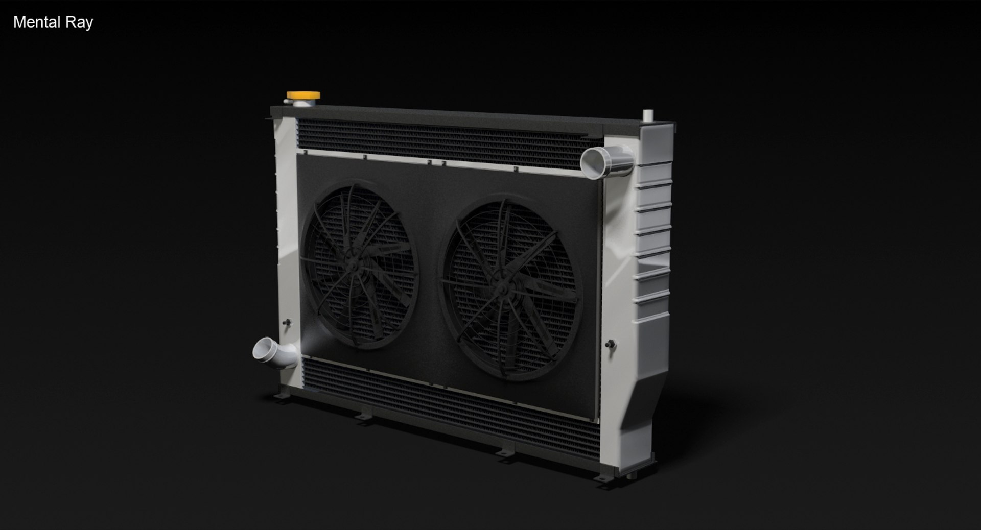 Engine Radiator 3D Model - TurboSquid 1162036