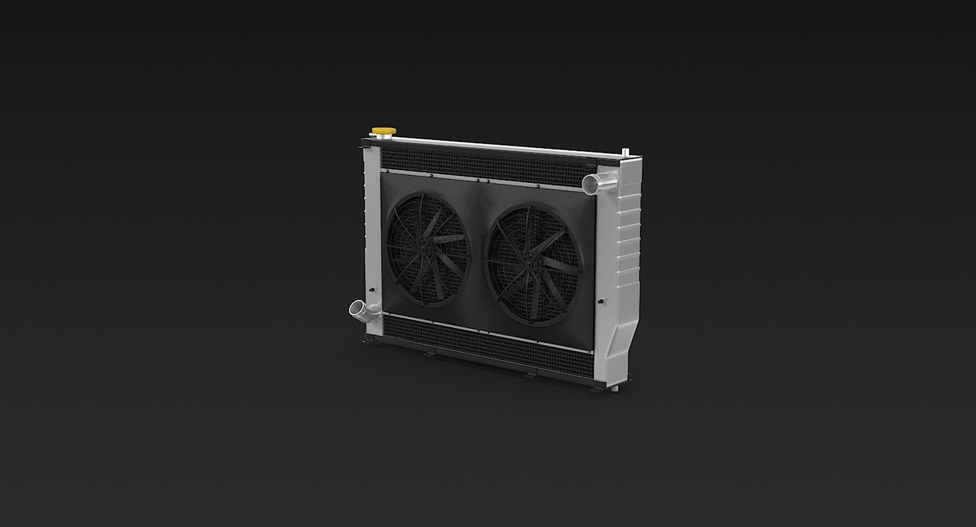 Engine Radiator 3D Model - TurboSquid 1162036