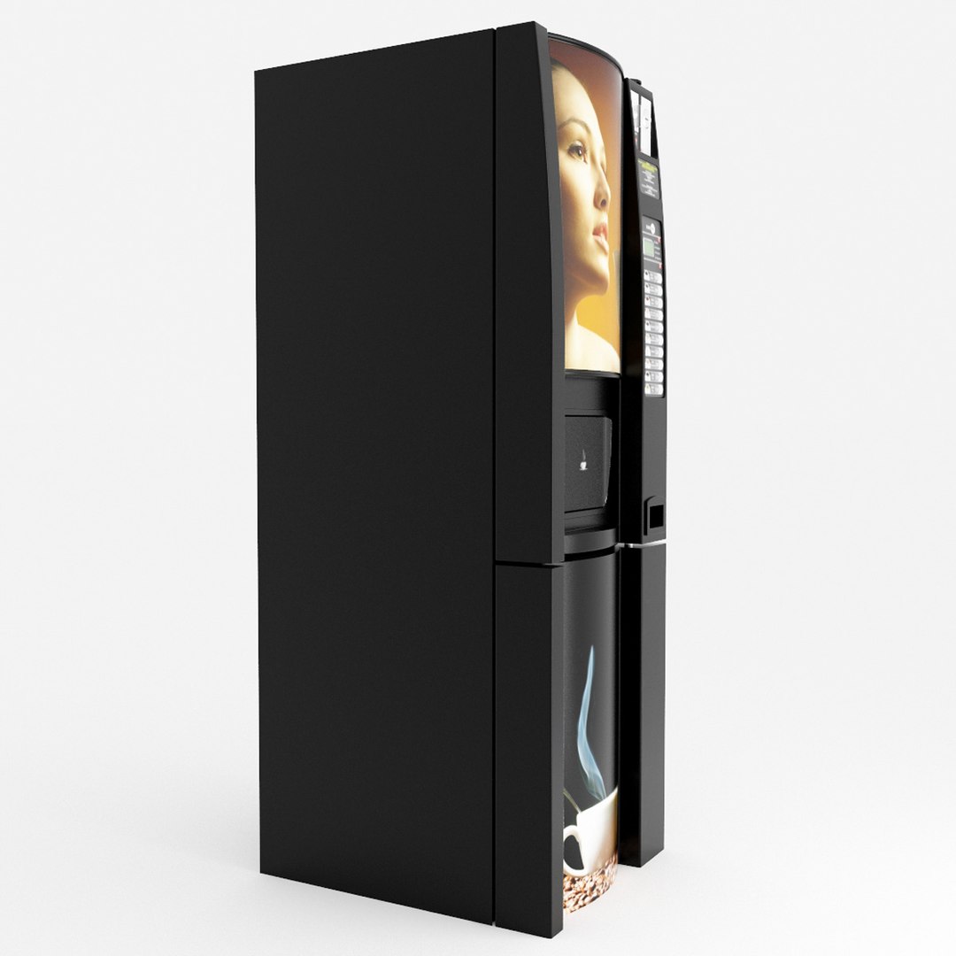 3d Coffee Vending Machine V4 Model