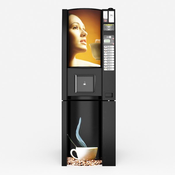 3d coffee vending machine v4 model