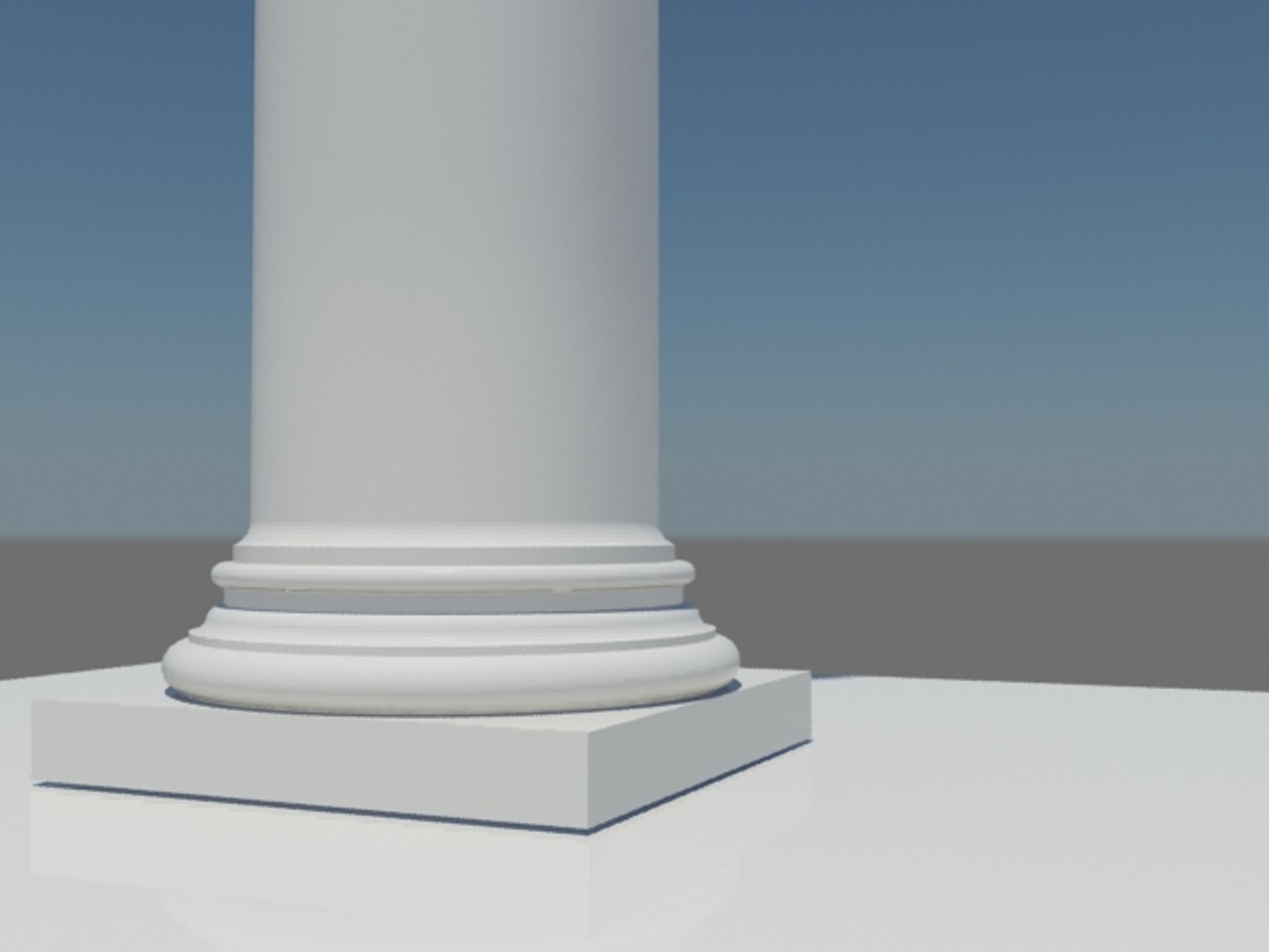 Corinth Column 3d Max