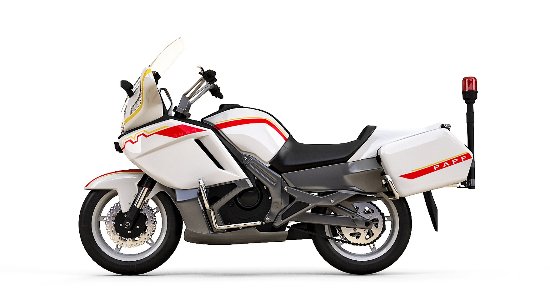 3D Cfmoto 650cc Police - TurboSquid 1224632