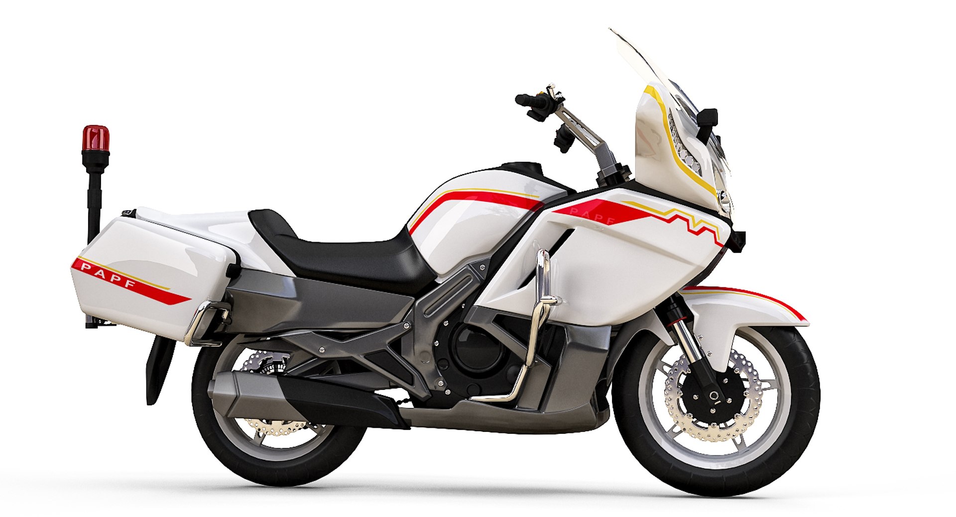 3D Cfmoto 650cc Police - TurboSquid 1224632