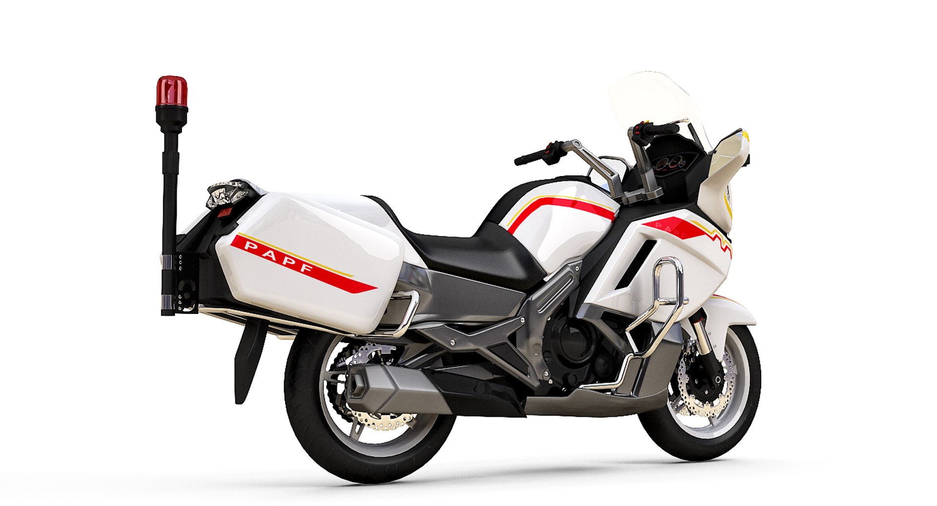3D Cfmoto 650cc Police - TurboSquid 1224632