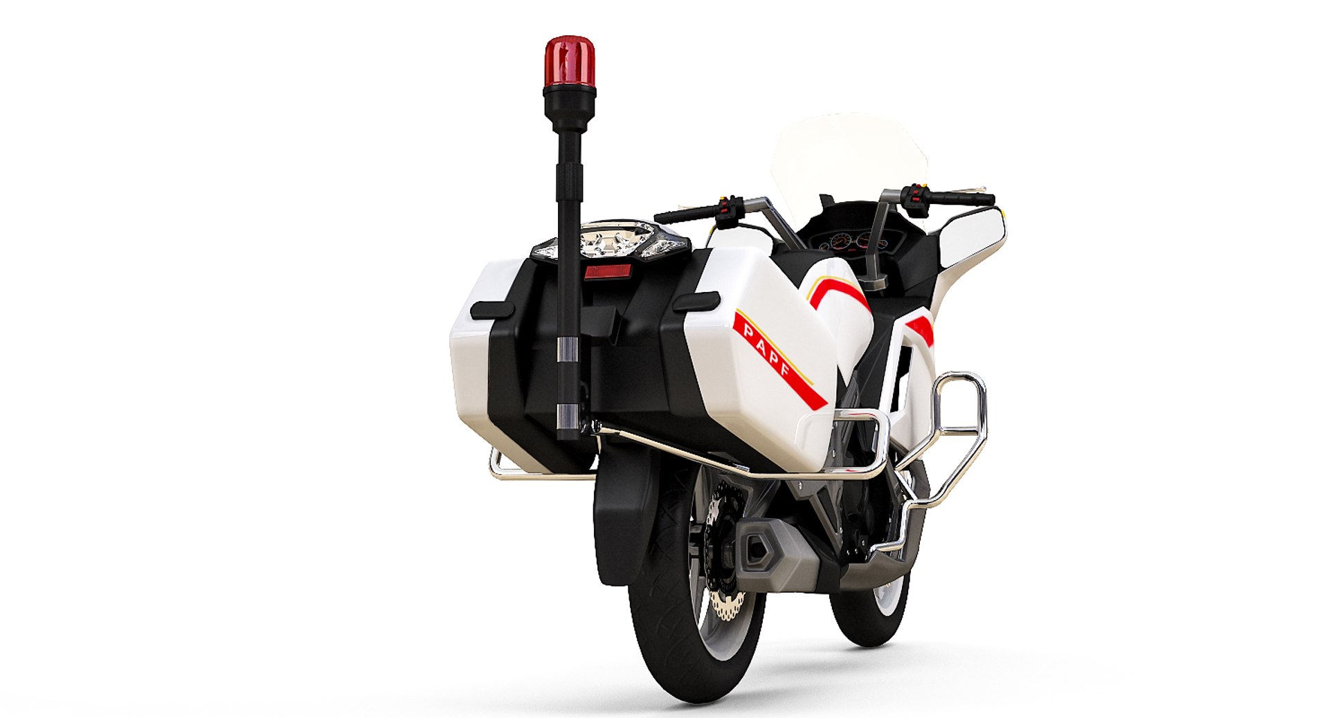 3D Cfmoto 650cc Police - TurboSquid 1224632