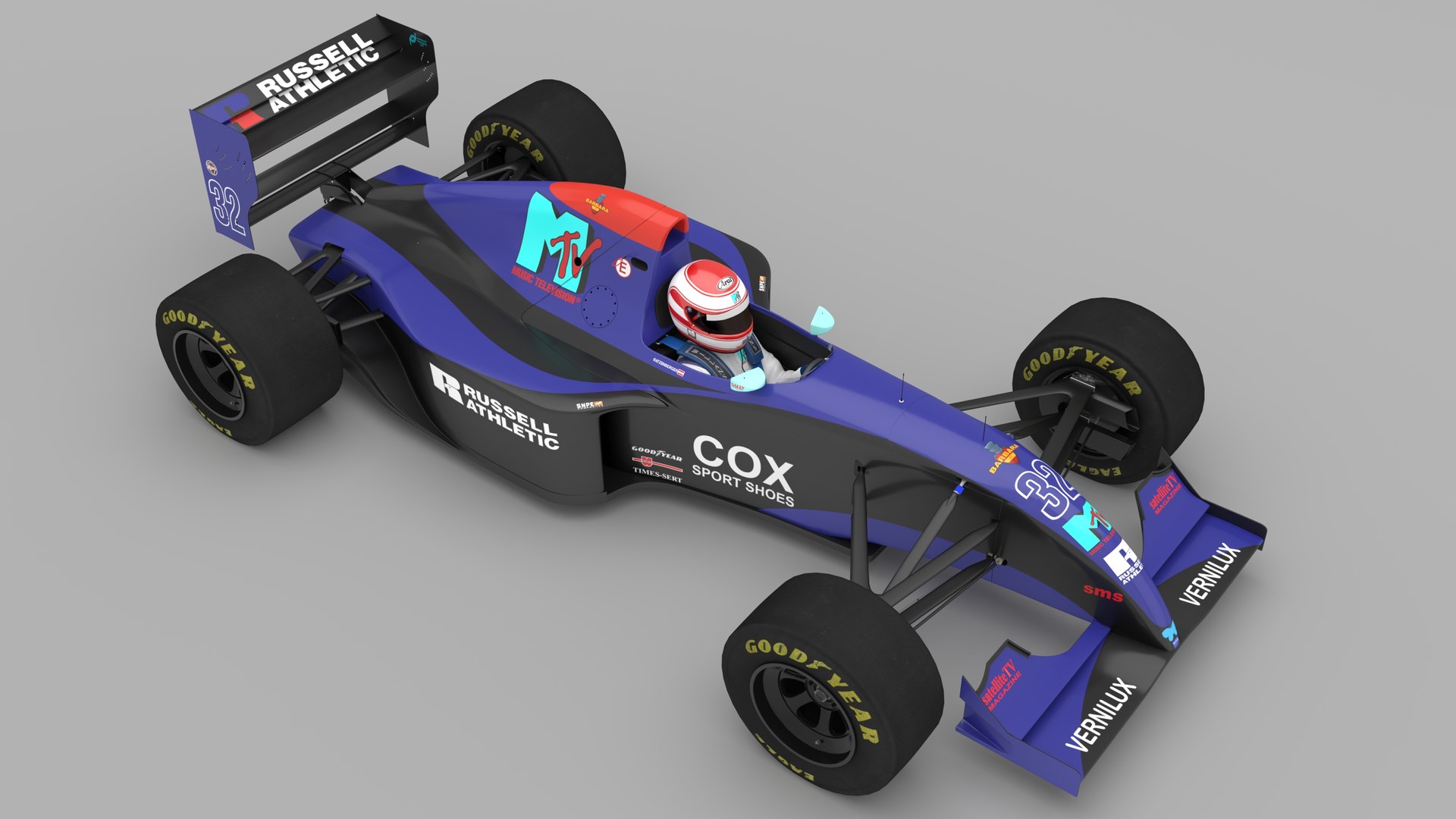 3D 1994 Simtek Car Model - TurboSquid 2287013