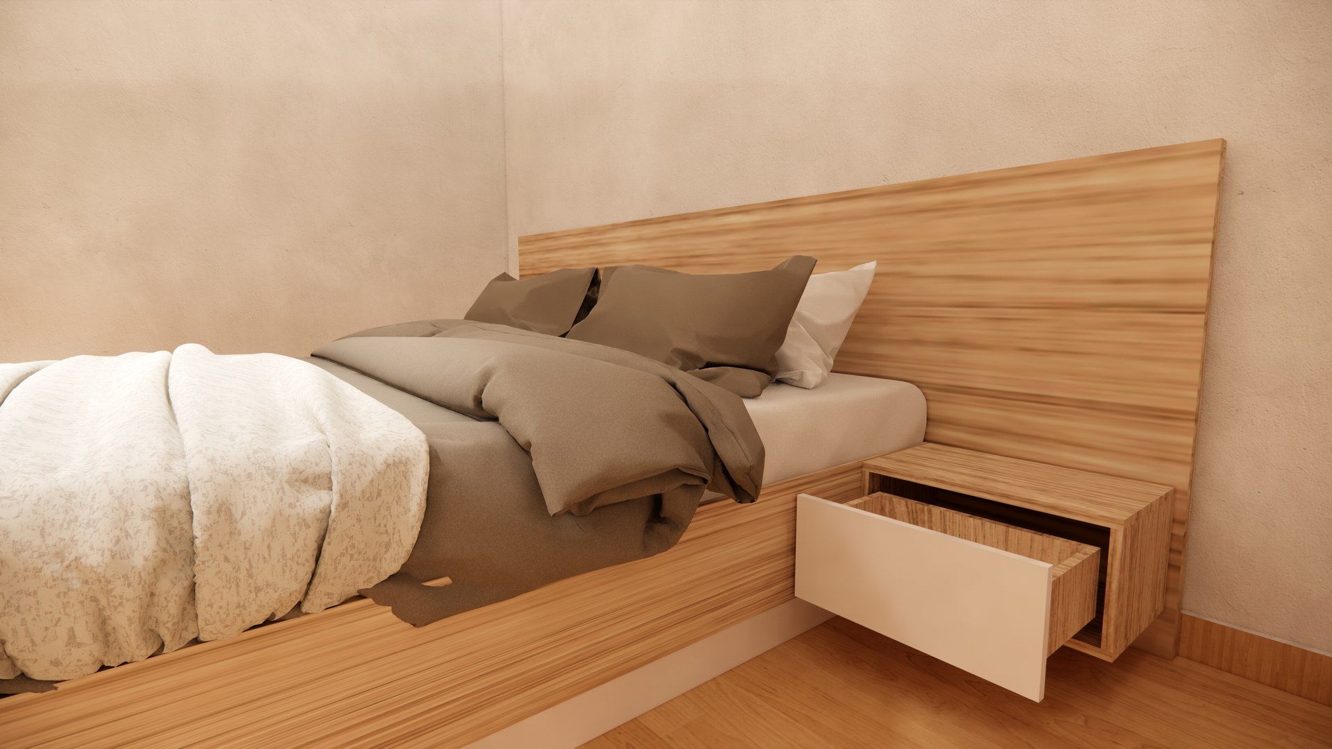 Dynamic Sketchup Bed 3D - TurboSquid 2209063