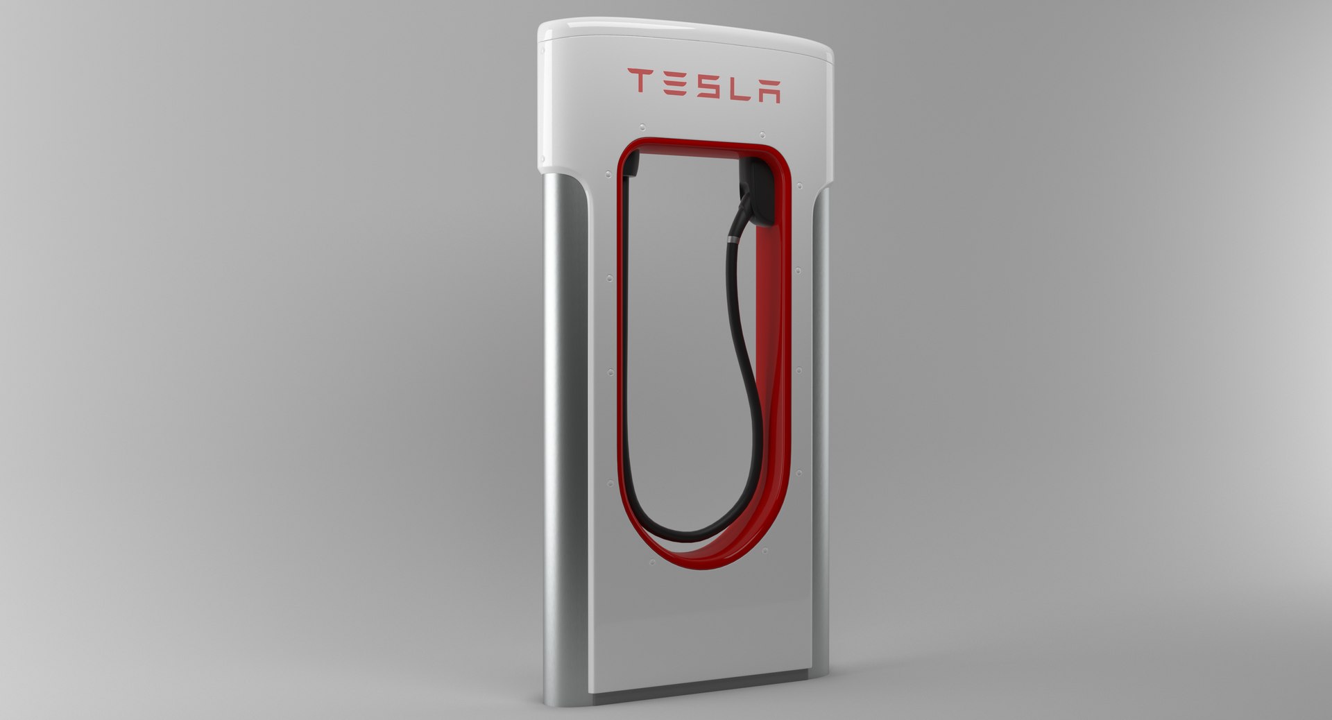 3d Tesla Charger Model
