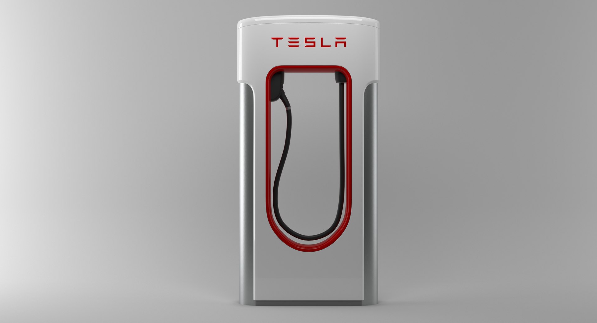 3d Tesla Charger Model