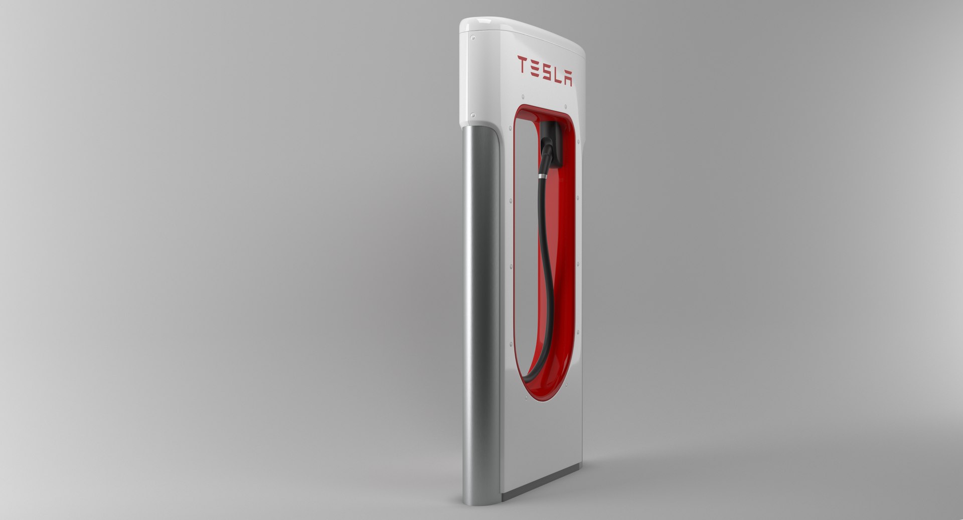 3d Tesla Charger Model
