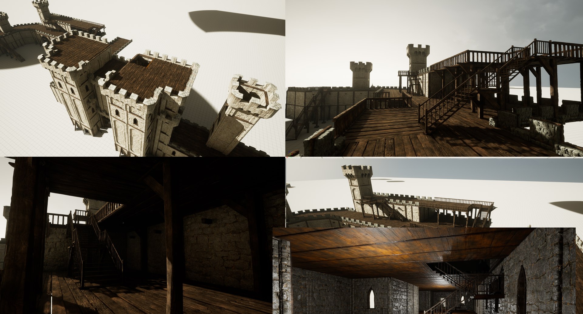 3D Medieval Modular Fantasy House - TurboSquid 2099232