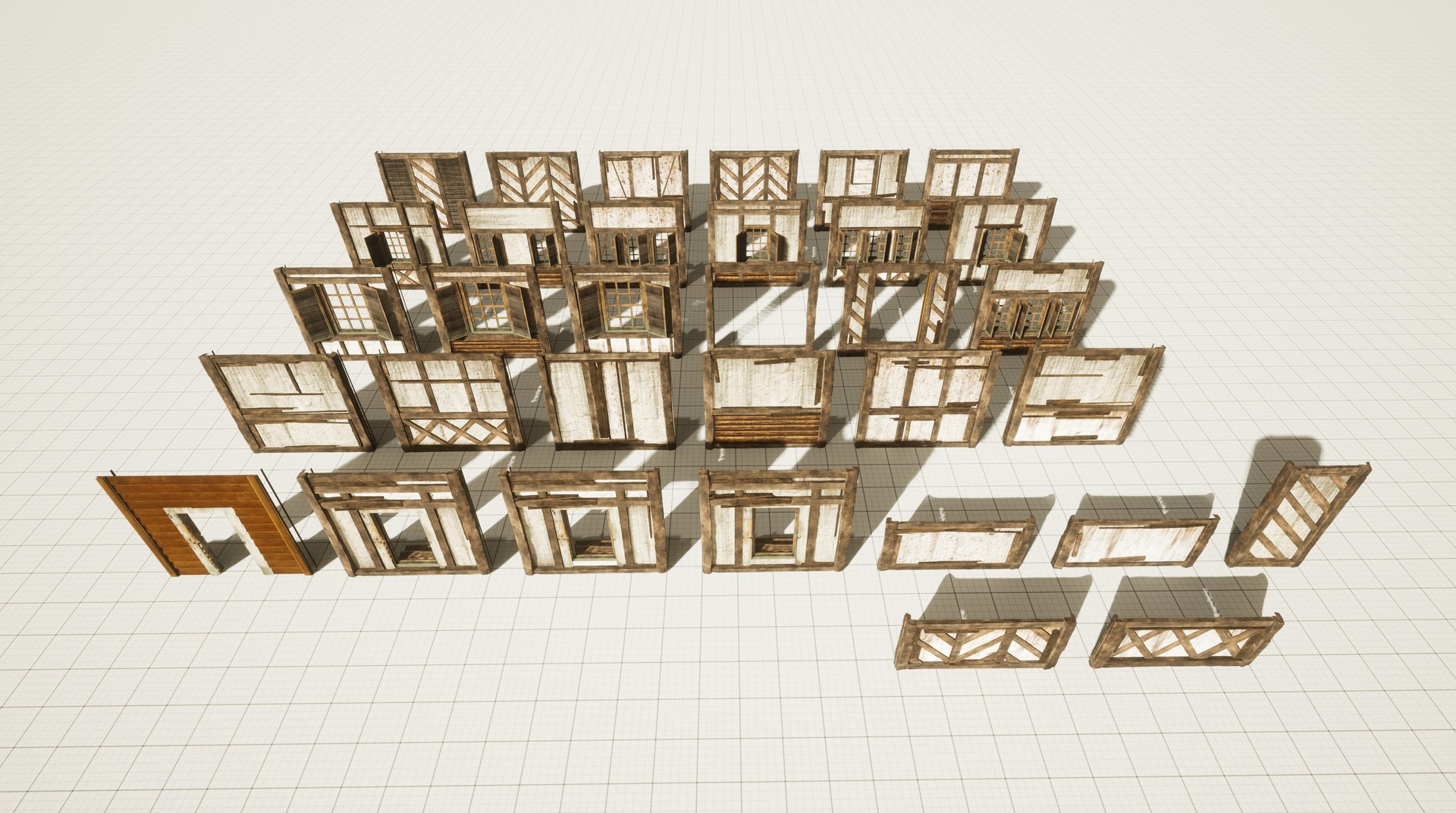 3D Medieval Modular Fantasy House - TurboSquid 2099232